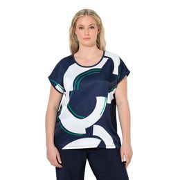 Ulla Popken Shirt in marine | Gr.: 46-48