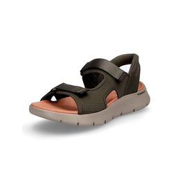 Skechers Sandale Go Walk Flex SD Easy Entry in Oliv | Gr.: 47
