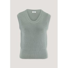 hessnatur Strick Top in mattgr&uuml;n | Gr.: XL