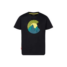 Trollkids Funktionsshirt Halsafjord in black | Gr.: 152