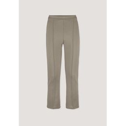hessnatur Jersey Hose Culotte Slim Leg aus Bio-Baumwolle in beige | Gr.: 38