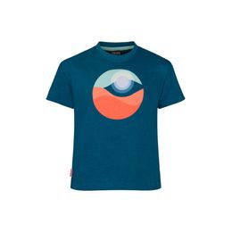 Trollkids Funktionsshirt Halsafjord in madeira blue | Gr.: 128