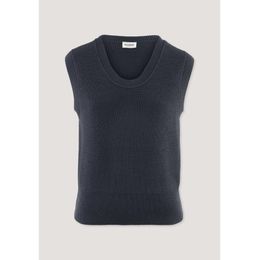 hessnatur Strick Top in marine | Gr.: S
