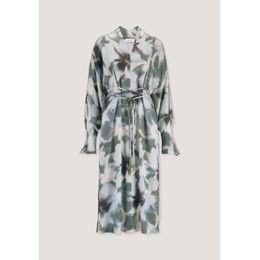 hessnatur Kimono Kleid in marine | Gr.: 48