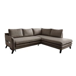 Miuform Ecksofa mit Schlaffunktion Charming Charlie braun Ma&szlig;e (cm): B: 234 H: 90 &raquo; H&ouml;ffner