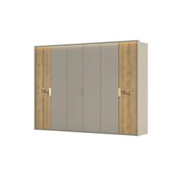 Wohnwert Dreht&uuml;renschrank teilmassiv Mercura beige Ma&szlig;e (cm): B: 304 H: 225 T: 61.0 &raquo; H&ouml;ffner