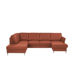 meinSofa Wohnlandschaft Veit &brvbar; rot &brvbar; Ma&szlig;e (cm): B: 305 H: 90 T: 200.0 &raquo; H&ouml;ffner