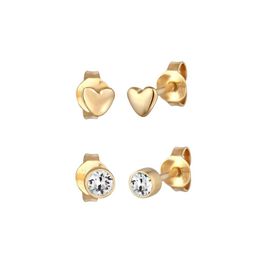 Elli Earrings 'Herz' female Gold size One Size