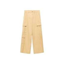 Mango Cargo Pants 'Danna' female Brown size 38
