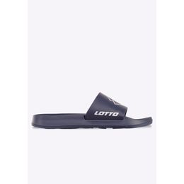 Badesandale Lotto, Herren, Gr. 38, blau (navy, wei&szlig;), Synthetik, Schuhe, Badelatschen