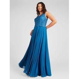 My MASCARA curves Kleid Damen Gr&ouml;&szlig;e 54 blau Winterkleid