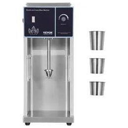 VEVOR Eiscreme-Mixer, 400 W Hochgeschwindigkeits-Eiscreme-Maschine, Mixer, R&uuml;hrmaschine, 4200 U/min, stufenlose Geschwindigkeitseinstellung, Eiscreme-Shaker aus 304 Edelstahl, 3 Handbecher, verschiedene Eiscreme-Geschmacksrichtungen herstellen