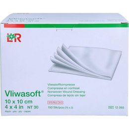Vliwasoft Vlieskompressen steril 10x10 cm 4l. 150 St