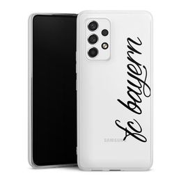DeinDesign Galaxy A53 5G Handy Silikon H&uuml;lle Case transparent Handyh&uuml;lle Fc Bayern M&uuml;nchen Fcb Official Licensed Product Silikon Case