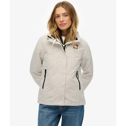 Superdry Damen Shell-jacke Ohne Kapuze White - Gr&ouml;&szlig;e: 46 208221750035571D460