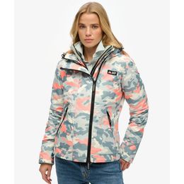 Superdry Damen Mountain Windbreaker Jacke mit Kapuze Grau - Gr&ouml;&szlig;e: 42 2082217500343E1X020