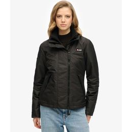 Superdry Damen Mountain Windbreaker Jacke Black - Gr&ouml;&szlig;e: 44 208221750034602A025