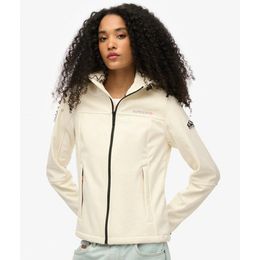 Superdry Damen Klassische Trekkerjacke mit Kapuze Wei&szlig; - Gr&ouml;&szlig;e: 42 208221750034171D020