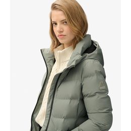Superdry Damen City Mid Steppjacke Green - Gr&ouml;&szlig;e: 34 2082218500635G1V028