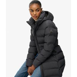 Superdry Damen City Mid Steppjacke Dark Grey - Gr&ouml;&szlig;e: 46 2082218500635PIJ460