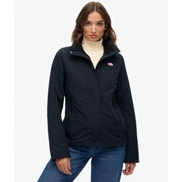 Superdry Damen Shell-jacke Ohne Kapuze Navy - Gr&ouml;&szlig;e: 34 208221750035598T028