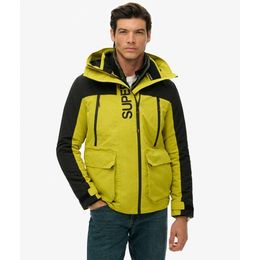 Superdry Herren Windbreaker Jacke, Gelb & Schwarz - Gr&ouml;&szlig;e: S 1020201000412M2E001