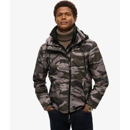 Superdry Herren Tarnung Mountain Kapuzen Windbreaker Jacke, Dunkelgrau - Gr&ouml;&szlig;e: L 10202010004009TO003