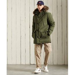 Superdry Herren Everest Parka Kaki - Gr&ouml;&szlig;e: S 1020202000369ZC3001