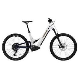 Haibike ALLTRAIL 8 Low 2026 - white/blue/gold glaenzend - 40cm | 27,5