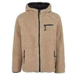 Anorak BRANDIT "Brandit Herren Teddyfleece Worker Jacket", Herren, Gr. 3XL, camel, 100% Polyester, unifarben, normal, ohne Ausschnitt, Jacken