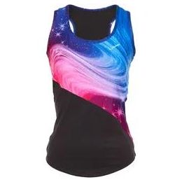 Tanktop WINSHAPE "Tanktop AET105-Stardust", Damen, Gr. XL, bunt (stardust), 80% Polyester, 20% Elasthan, Rundhals, Tops Tanktop, Functional