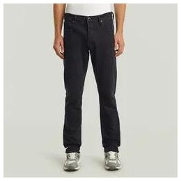 G-Star Raw Regular-fit-Jeans G-STAR "3301 Straight Tapered", Herren, Gr. 31, L&auml;nge 30, washed schwarz, Denim/Jeans, Obermaterial: 98% Baumwolle, 2% Elasthan, normal normal, Jeans
