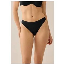 Stringtanga Naturana "The Thursday", Damen, Gr. 40, 1 Stk., schwarz, Obermaterial: 76% Polyamid, 24% Elasthan, unifarben, Unterhosen, feminin, elastisch, bequem, eng, weich