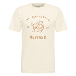 Mustang T-Shirt Style Austin wei&szlig; Herren XXL