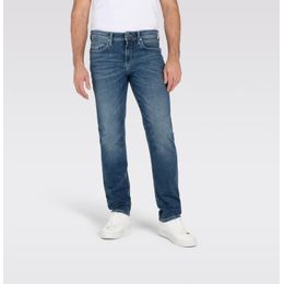 Regular-fit-Jeans MAC "Ben", Herren, Gr. 33, L&auml;nge 34, blau (vintage wash), Denim/Jeans, Obermaterial: 99% Baumwolle, 1% Elasthan, Jeans Regular-fit-Jeans