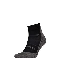 Kurzsocken Head "Head HIKING COOL QUARTER 1P", Damen, Gr. 39-42, schwarz, Materialmix, Socken Kurzsocken
