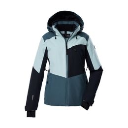 Skijacke Killtec "KSW 39 WMN SKI JCKT", Damen, Gr. 44, hellpetrol, Obermaterial: 100% Polyester;Futter: 100% Polyester;F&uuml;llung: 100% Polyester, Jacken Skijacke, Wasserdichte Damen Skijacke mit Atmungsaktivit&auml;t und cleveren Features