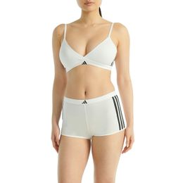 Panty adidas Sportswear "Sport Active Essentials Cotton 3 Stripes", Damen, Gr. L, 100, wei&szlig;, Single Jersey, Obermaterial: 95% Baumwolle, 5% Elasthan, k&ouml;rpernah, Unterhosen Panty, elastisch, Cotton-Mix, atmungsaktiv, leicht, weich