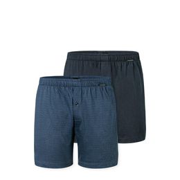 Weiter Boxer Schiesser "Boxershorts Multipacks", Herren, Gr. 5, 910, sonstige, Single Jersey, Obermaterial: 100% Baumwolle, gemustert, unifarben, weit, Unterhosen Weiter Boxer, ideal als Geschenk, mit Eingriff