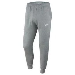 Nike Sportswear Club Fleece Jogginghose Herren 063 - dk grey heather/matte silver/white XXL