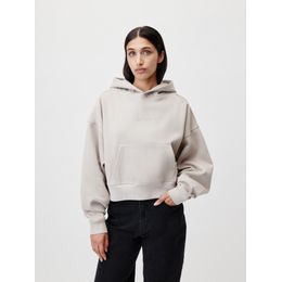 Hoodie LEGER "Cybil, LeGer by Lena Gercke", Damen, Gr. 36, grau (grau melange), Sweatware, Obermaterial: 65% Baumwolle, 35% Polyester, normal normal, B&uuml;ndchen, Sweatshirts Hoodie