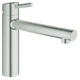 Grohe K&uuml;chenarmatur Concetto 31129DC1 ausziehbarer Mousseur, supersteel