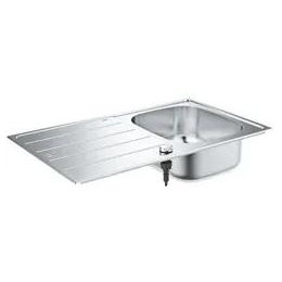 Grohe Einbausp&uuml;le 31552SD1 86x50cm, 1 Becken, hoher Auslauf, Edelstahl