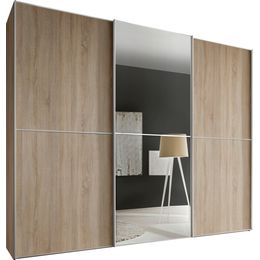 Schwebet&uuml;renschrank STAUD "Sinfonie Plus, edles Design in hochwertiger Qualit&auml;t, Made in Germany", sonoma eiche, B:280cm H:240cm T:68cm, Holzwerkstoff, Schr&auml;nke, Schwebet&uuml;renschrank, Mit Spiegelt&uuml;re und vier verschiedenen Ausstattungsvarianten