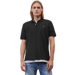 Marc O'Polo Poloshirt MARC O'POLO, Herren, Gr. S, schwarz, Piqu&eacute;, Obermaterial: 100% Baumwolle, Shirts Poloshirt