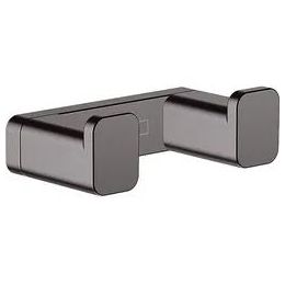 Hansgrohe AddStoris Doppelhaken 41755340 Wandmontage, Metall, brushed black chrome
