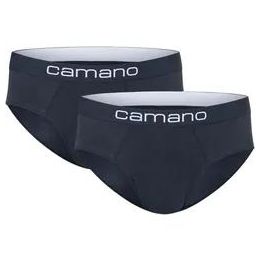 2er Pack Camano Comfort BCI Baumwoll Slips Herren 5580 - navy blazer M