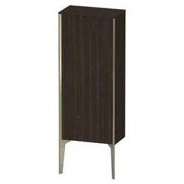 Duravit XViu Halbhochschrank XV1305RB169 40x24x89cm, champagner matt, T&uuml;r rechts, nussbaum geb&uuml;rstet