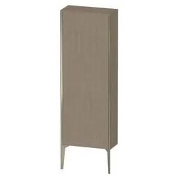 Duravit XViu Halbhochschrank XV1316LB135 50x24x133cm, champagner matt, T&uuml;r links, Eiche terra