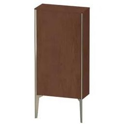 Duravit XViu Halbhochschrank XV1306LB113 50x24x89cm, champagner matt, T&uuml;r links, amerikanischer nussbaum